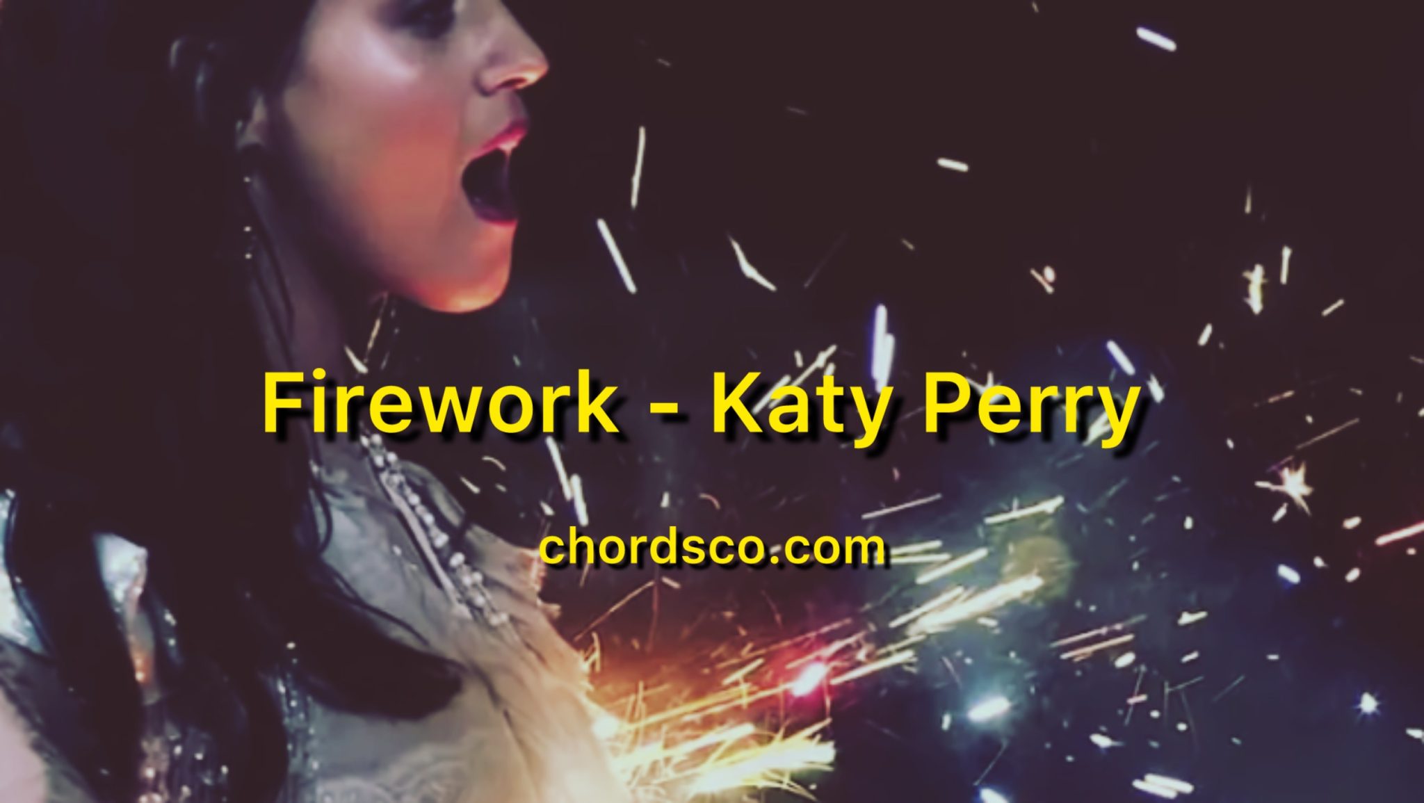 Firework Guitar Chords by Katy Perry